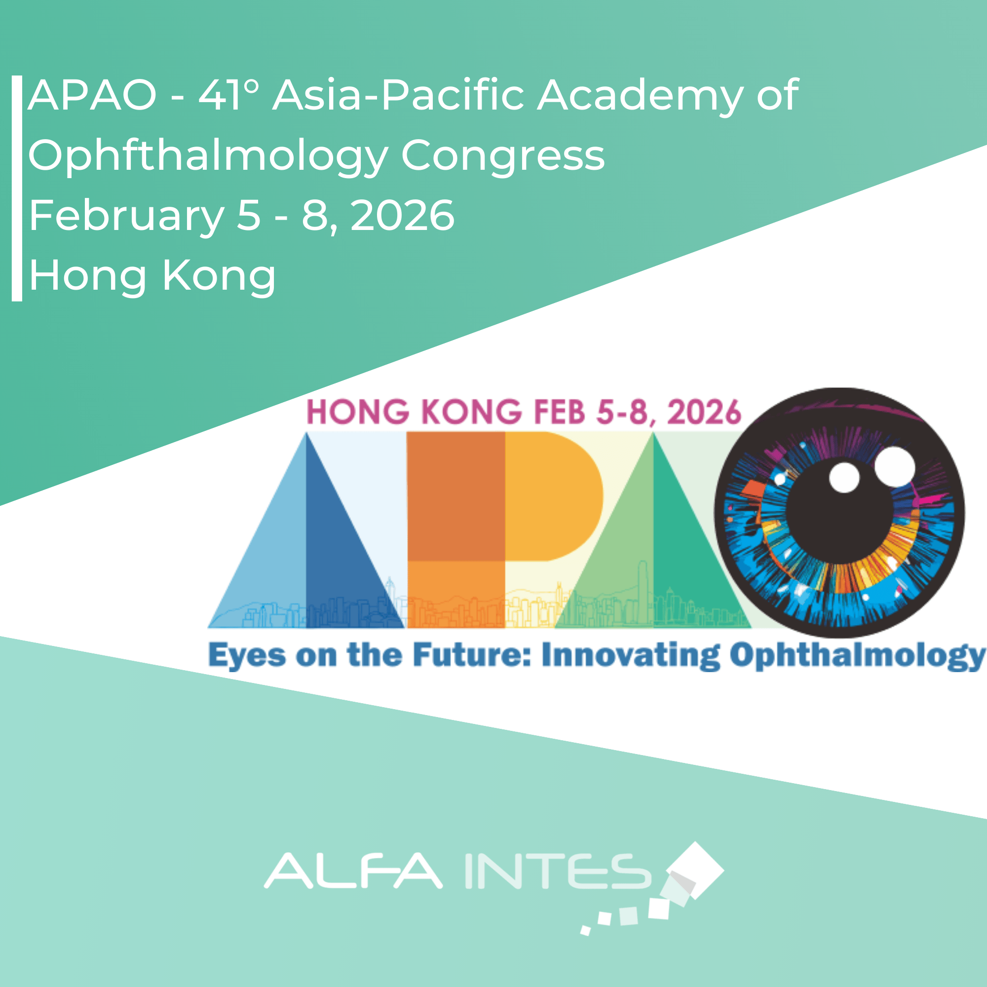 APAO - 41° Asia-Pacific Academy of Ophfthalmology Congress